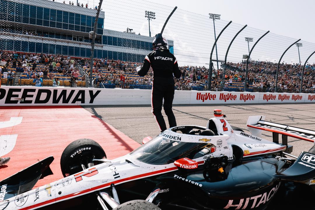 How sweep it is, Newgarden remains Penske perfect with Iowa sweep ...